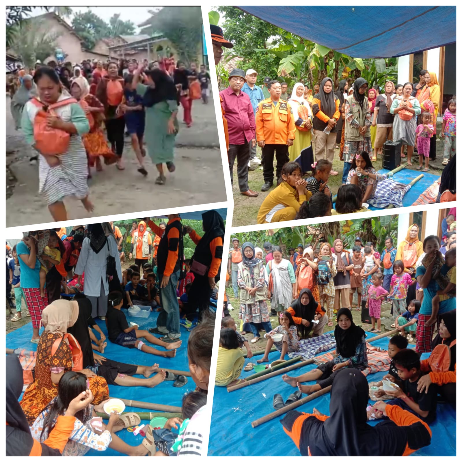 Simulasi Bencana Alam di Desa Tarahan, Masyarakat Diajarkan Evakuasi ...